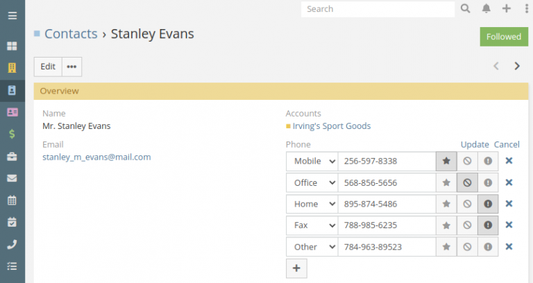 Multiple Phone Numbers per Record
